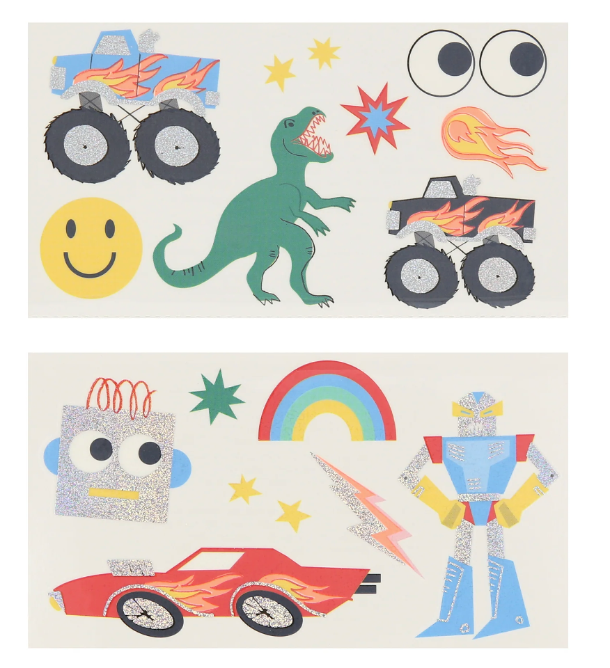 TOYBOX ICON TEMPORARY TATTOOS - MERI MERI – breathe at home