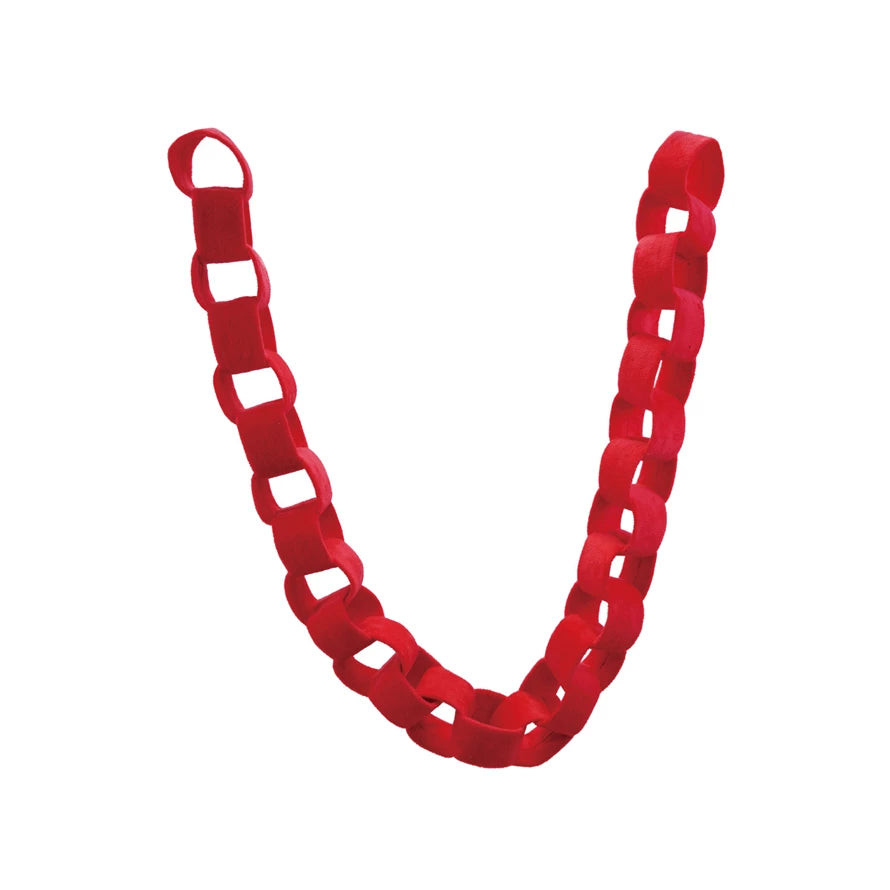 VELVET CHAIN LINK GARLAND – breathe at home
